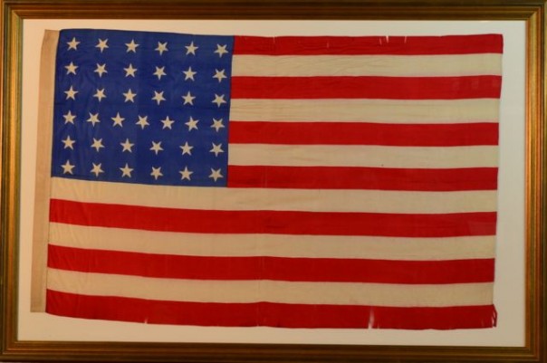 Large Antique Silk 37 Star Flag 1867 ~ SKU 10203 / SOLD - Historical ...