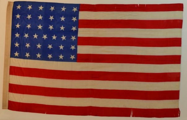 Large Antique Silk 37 Star Flag 1867 ~ SKU 10203 / SOLD - Historical ...