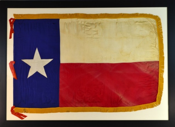 Rare Antique Texas Ceremonial Flag