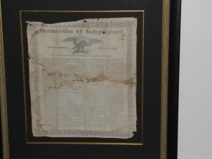 Rare 1835 Printing Of The Declaration Of Independence