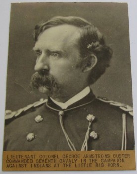 Cabinet Card Photograph of Lt. Col. George Armstrong Custer