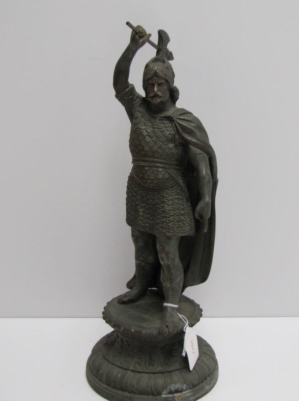 Antique Attila The Hun Statue