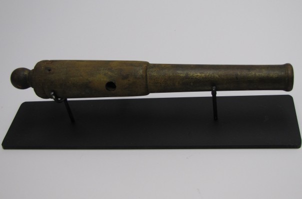 Vintage Hand Carved Wood Cannon