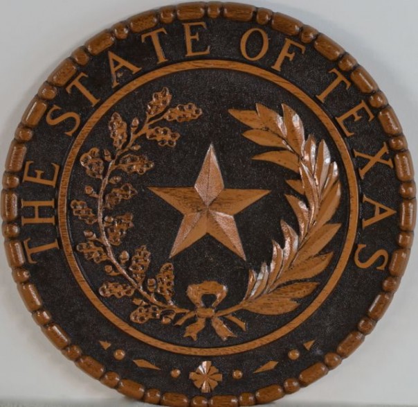 Texas State Seal Plaque ~ SKU 9163 / SOLD - Historical Americana