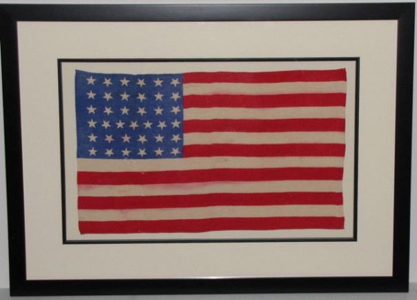 Authentic Antique 37 Star American Flag ~ SKU 9204 / SOLD - Historical ...