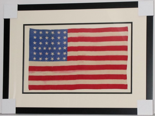 Rare Authentic Antique 37 Star Flag / SKU 9402 / SOLD - Historical ...