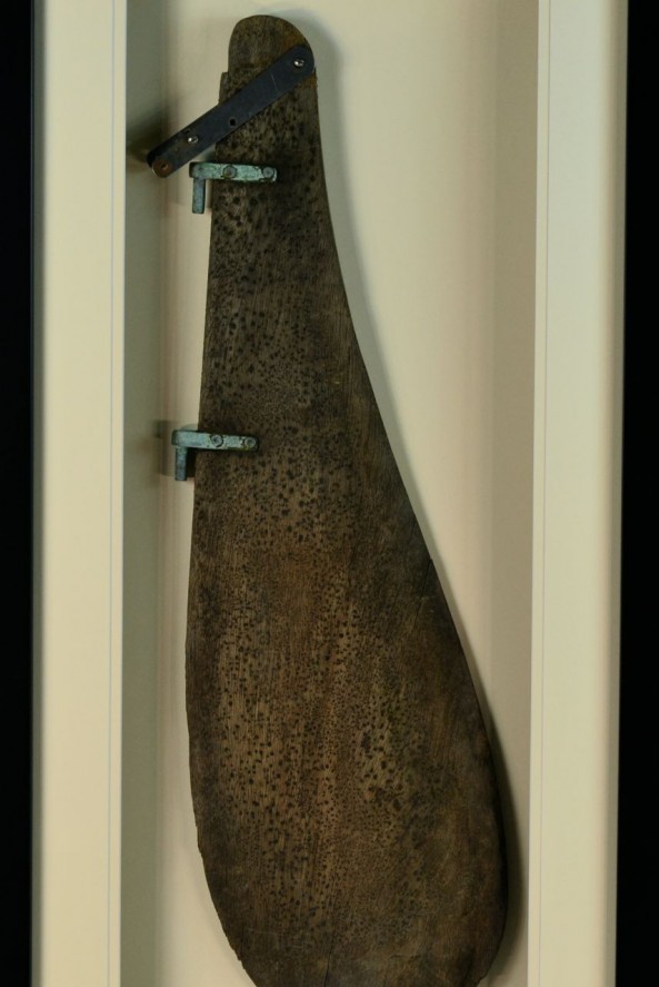 Antique Wood Boat Rudder