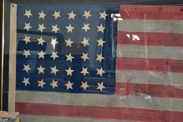 36 Star American Flag Civil War Era circa 1864 President Andrew Johnson