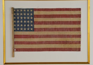 36 STAR CIVIL WAR FLAG Circa 1864-1867