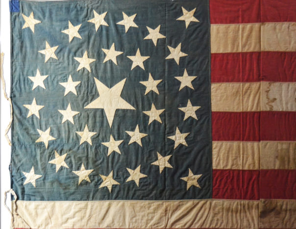 32 Star Antique Flag from 1858 #10545 SOLD - Historical Americana