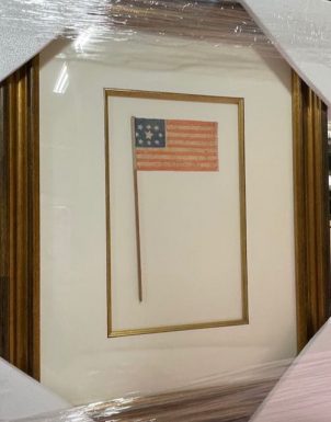 9 Star Civil War Flag / SKU 10365 SOLD - Historical Americana