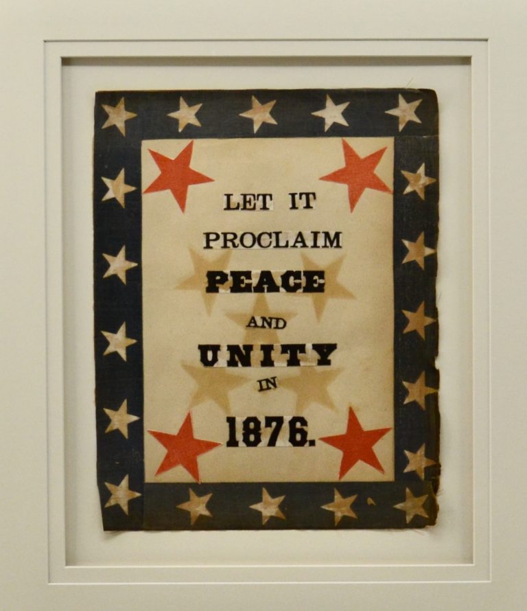 Patriotic Flag 1876 Centennial / 12898 - Historical Americana