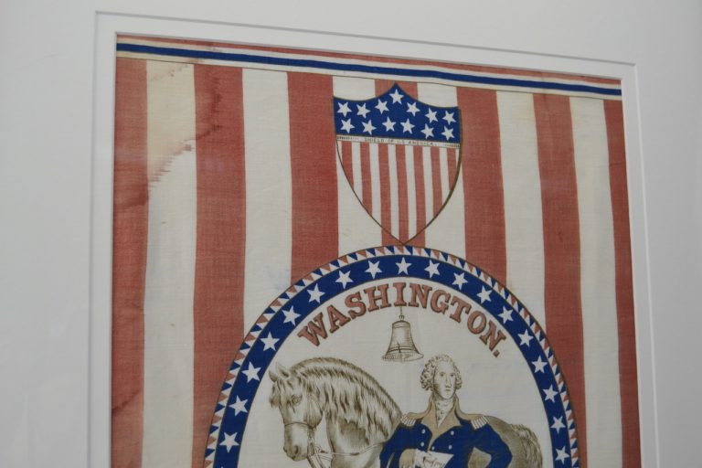 1876 Centennial Banner, George Washington / SKU 24233 /SOLD ...