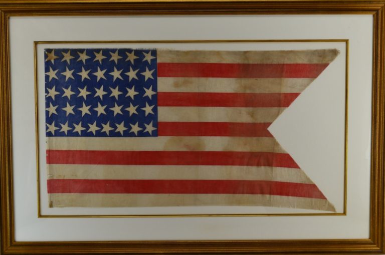 36 Star Civil War Swallowtail Flag / SKU 13033 SOLD - Historical Americana